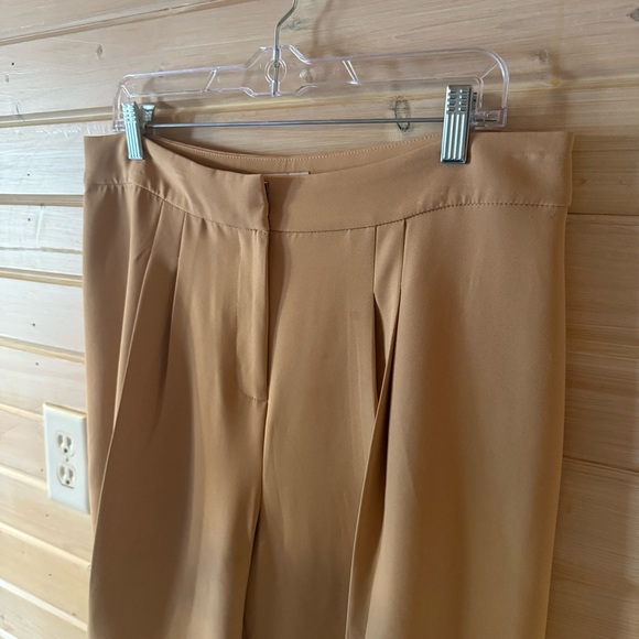 Carole Wren | Pants & Jumpsuits | Carole Wren Womens Tan Wide Leg ...